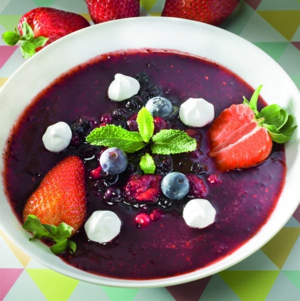 Recette de Soupe de fruits rouges - Gastronomie Hauts-de-France